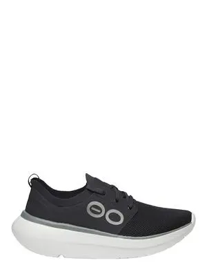 OOFOS Stride Laceup - White/black