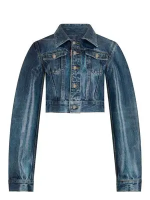 Dsquared2 Iced Wash Dean Denim Jacket - Blue