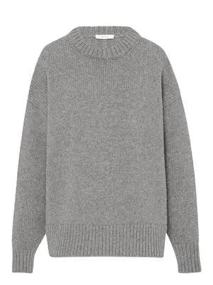 THE ROW Ophelia Wool Cashmere Sweater - Grey