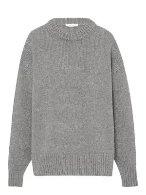 THE ROW Ophelia Wool Cashmere Sweater - Grey