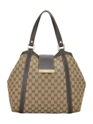 Gucci Gucci Original GG Shelly Tote Brown