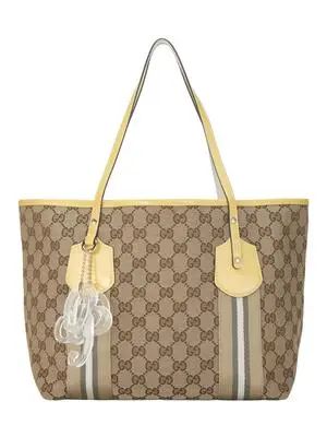 Gucci Original Gg Jolicoeur Web Tote - Beige