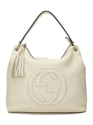Gucci Soho Convertible Hobo Bag - Cream