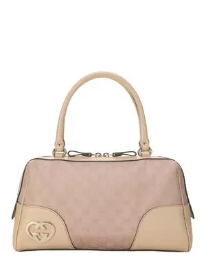 Gucci Lurex Lovely Heart Tote - Beige