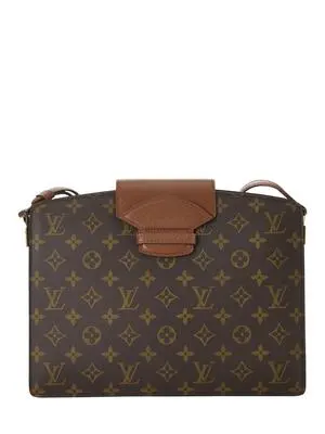 LOUIS VUITTON Monogram Canvas Courcelles - Brown