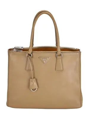 Prada Calfskin Galleria Tote - Brown