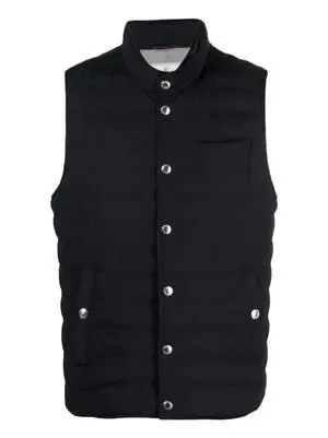 Brunello Cucinelli Padded Gilet - Black