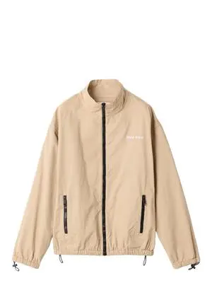 Miu Miu Washed Gabardine Blouson Jacket - Rope