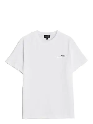 A.p.c. Cohbo Logo Printed Crewneck T-shirt - White