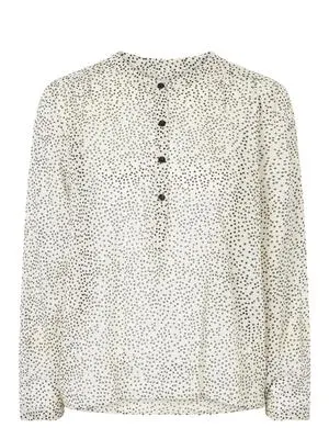 Isabel Marant Étoile Isabel Marant Etoile Maria Polka Dot Tulle Shirt White