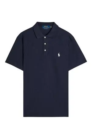 Polo Ralph Lauren Slim Piqué Cotton Polo Shirt - Navy
