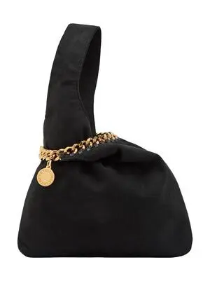Stella McCartney Falabella Suede Wristlet Bag - Black