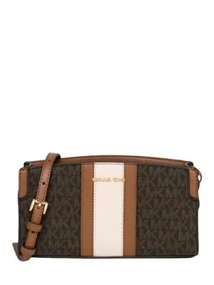 Michael Kors Zippered Shoulder Bag - Brown