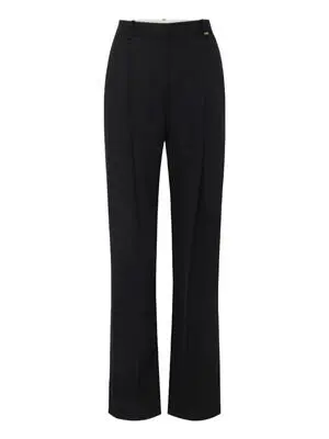 Elisabetta Franchi Tailored Pressed-crease Trousers - Black
