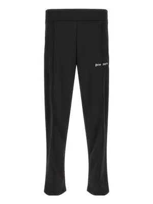 Palm Angels Striped Sweatpants - White/black
