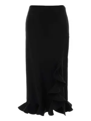 MOSCHINO Moschino Ruffled Zippered Skirt