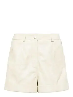 YVES SALOMON Yves Salomon High-Waisted Leather Shorts