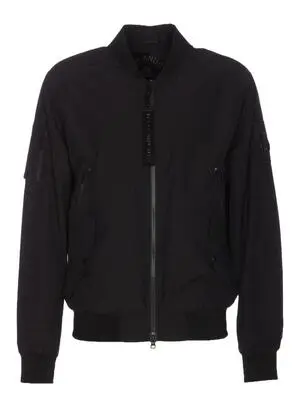 Moose Knuckles Courville Zip-up Bomber Jacket - Black