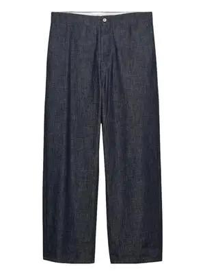 Prada Regular Raw Denim Jeans - Blue