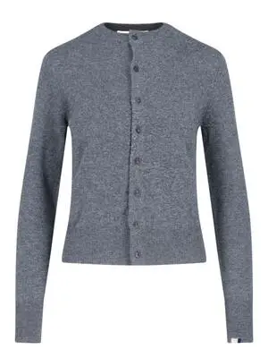 Extreme Cashmere Extreme Cashmere N300 Little 2 Knitted Cardigan Gray