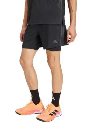 Adidas Tech Essentials Workout 2-in-1 Shorts - Black