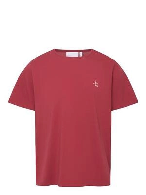 LE PERE Kami Logo Tee Shirt - Burgundy