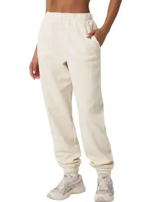 FABLETICS Fabletics Cozy Fleece Sweatpant Bone Heather