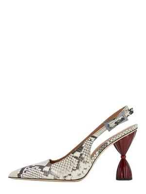 INOLA OJÉN Leila Snake Print Slingback Heel - Snakeprint