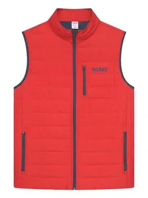 Boast Boast Lightweight Quilted Vest 2.0 Red