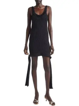 AISLING CAMPS Aisling Camps Flip Cotton Blend Rib Sweater Tank