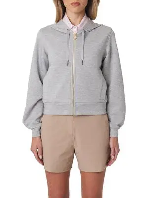 WILLIAMS ATHLETIC CLUB Molly Lightweight Performance Full Zip Hoodie - Grey