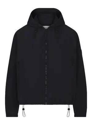 WILLIAMS ATHLETIC CLUB Kaylee Hooded Windbreaker Jacket - Black