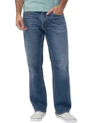 SILVER JEANS CO. Gordie Relaxed Straight Leg Jeans - Underground