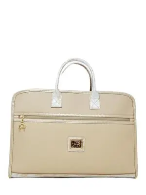 CAVALINHO Mystic Leather Laptop Bag - Beige