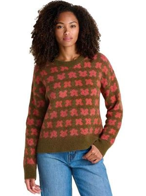 TOAD & CO Toad & Co Wasatch Crew Sweater Fir Pattern
