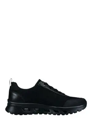 BUGATTI Logo Patch Lace-up Sneakers - Black