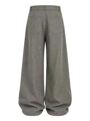 Rick Owens Joris Wool Trousers - Grey