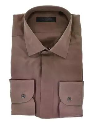 Corneliani Silk Shirt - Brown