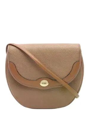 Dior 2000s Cd Plaque Shoulder Bag - Brown