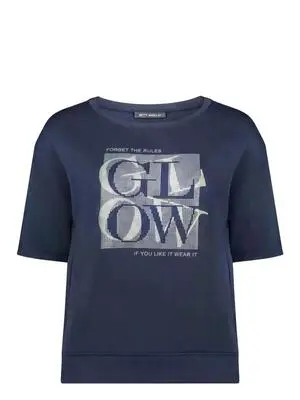 BETTY BARCLAY Graphic Print T-shirt - Blue