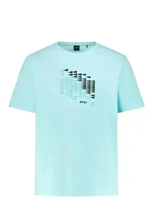 BOSS Graphic-print T-shirt - Blue