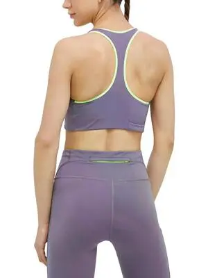 The North Face Movmynt Logo-print Racerback Sports Bra - Purple