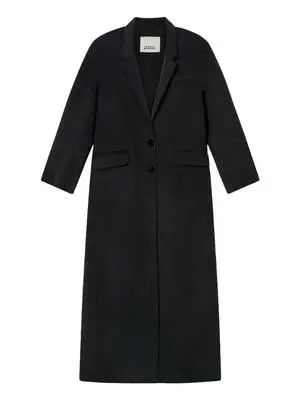 Isabel Marant Étoile Long Double-faced Wool And Cashmere Coat - Grey