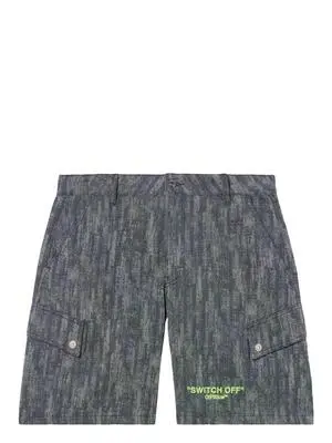 Off-White Switch Off Shorts - Blue