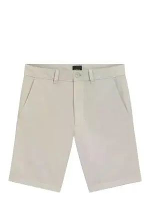 BOSS Slim-fit Shorts With Belt Loops - Neutrals
