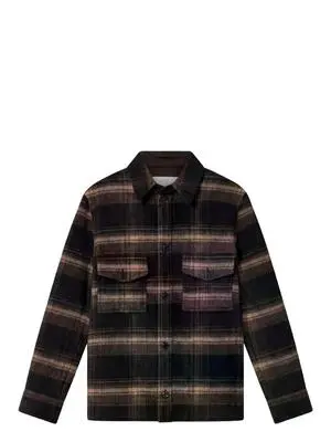 MARANT Kervon Wool-blend Overshirt - Brown