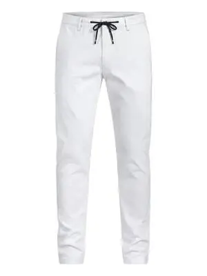 MASON'S Jersey-twill Drawstring Trousers - White