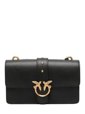 Pinko Mini Love One Birds Shoulder Bag - Black