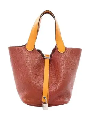 Hermès Picotin Lock Touch Pm Handbag - Brown