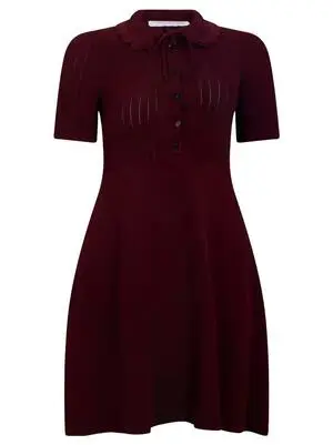 Philosophy Di Lorenzo Serafini Ribbed Midi Dress - Red